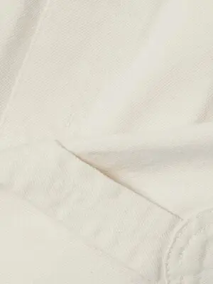 FRAME Cropped Wide-leg Cotton-twill Pants