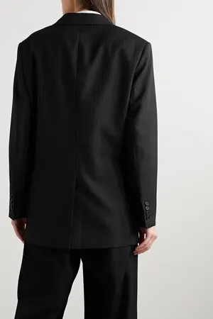 THE ROW Laudonia Pinstriped Wool Blazer