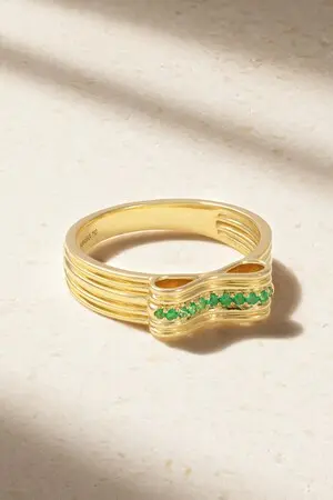 ALMASIKA Berceau 18-karat Emerald Ring - Gold