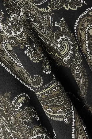 Michael Kors Paisley-print Recycled-chiffon Midi Dress