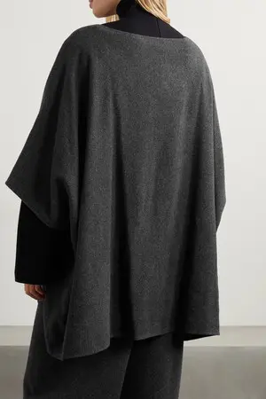 THE ROW Elize Oversized Cashmere-blend Cape