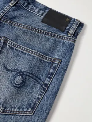 R13 D'arcy Distressed Wide-leg Jeans