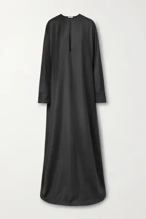 THE ROW Aubra Oversized Wool Maxi Dress