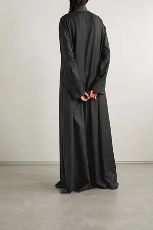 THE ROW Aubra Oversized Wool Maxi Dress