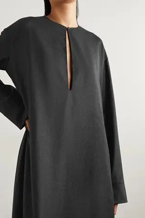 THE ROW Aubra Oversized Wool Maxi Dress
