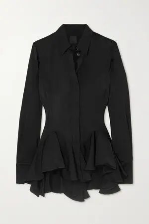 Givenchy Ruffled Satin-crepe Shirt