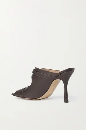 Bottega Veneta Stretch Buckle Leather Sandals