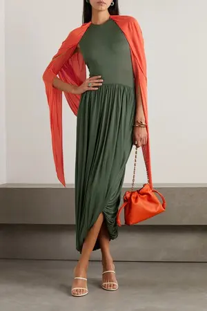 Loewe Open-back Draped Maxi Dress