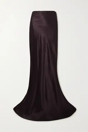 ANN DEMEULEMEESTER Madeleen Satin Maxi Skirt
