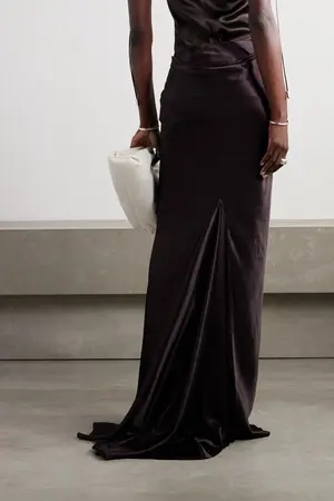 ANN DEMEULEMEESTER Madeleen Satin Maxi Skirt