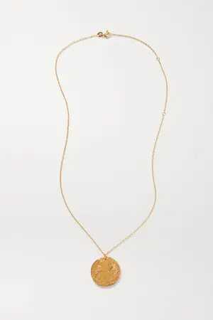 ALIGHIERI Il Leone Medallion Necklace - Gold