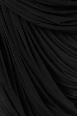Rick Owens One-shoulder Draped Gown