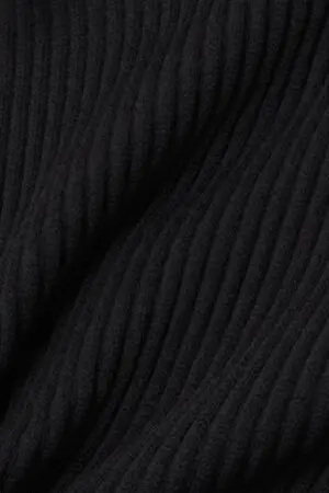 ANDREĀDAMO Cutout Ribbed Stretch-jersey Bra