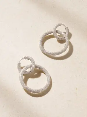 Carolina Bucci 18-karat White Hoop Earrings - Gold