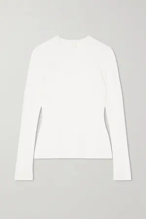 Givenchy Cutout Stretch-jersey Top - White