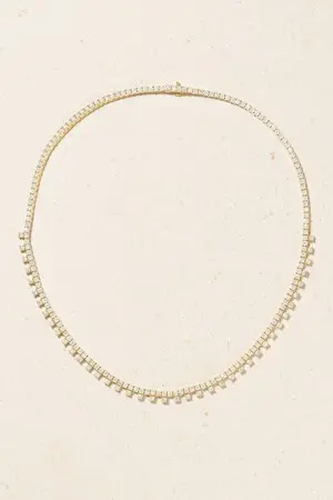 ANITA KO Paloma 18-karat Diamond Choker - Gold
