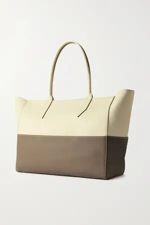 METIER Incognito 36 Two-tone Leather Tote