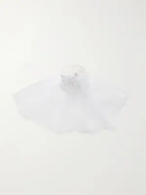 RODARTE Embellished Silk-tulle Veil