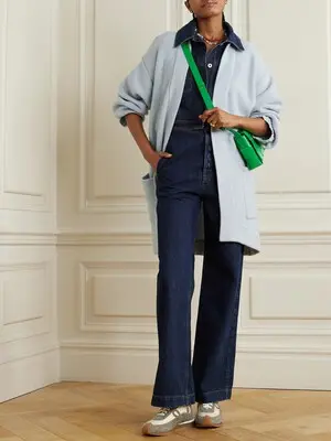 THE ELDER STATESMAN Oversized Cashmere Cardigan