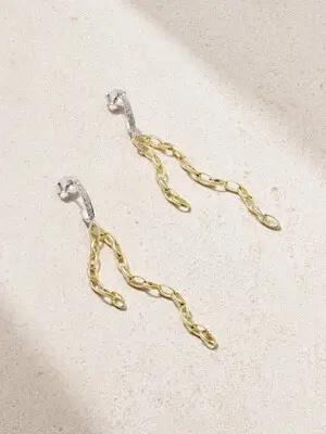JENNIFER MEYER Edith Diamond Earrings - Gold