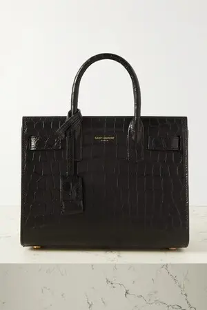 Saint Laurent Sac De Jour Textured Totes