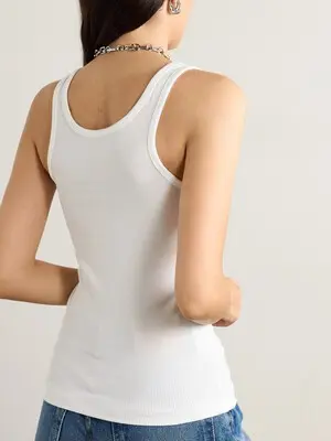 CDLP Net Sustain Ribbed Tencel Lyocell-blend Tank