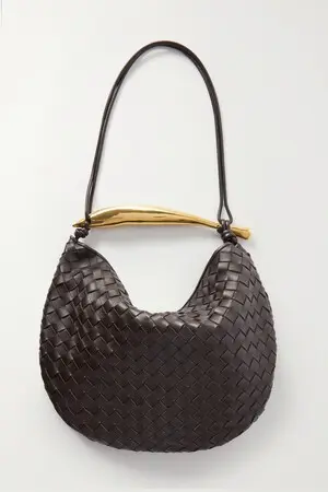 Bottega Veneta Sardine Medium Intrecciato Leather Shoulder Bag