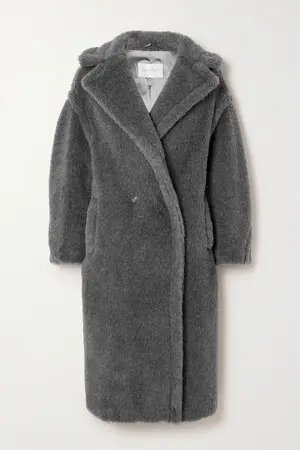 Max Mara Teddy Bear Icon Oversized Coat - Gray