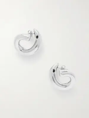 Bottega Veneta Sardine Earrings - Silver