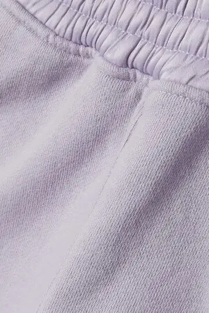 RtA Edgar Satin-trimmed Cotton-jersey Shorts