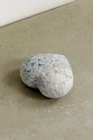 JIA JIA HOME Small Celestine Geode Heart