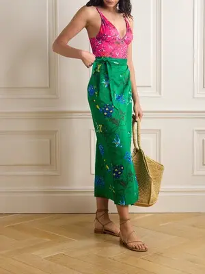 Erdem Floral-print One-piece Swimsuit