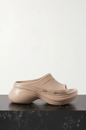 Balenciaga Crocs Pool Perforated Rubber Slides