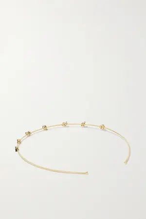 SUZANNE KALAN 18-karat Sapphire And Diamond Headband