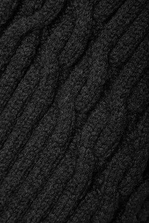 Proenza Schouler Open-back Cable-knit Halterneck Top