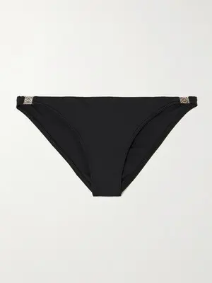 Loewe Embellished Bikini Briefs - Black