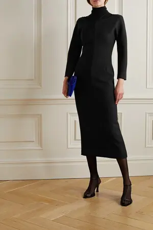 THE ROW Tulip Wool-blend Midi Dress