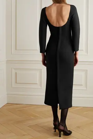 THE ROW Tulip Wool-blend Midi Dress