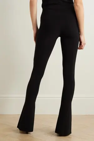 Norma Kamali Spat Stretch-jersey Flared Leggings