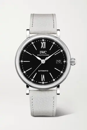 IWC SCHAFFHAUSEN Portofino Automatic Stainless Steel Diamond Watch - Silver