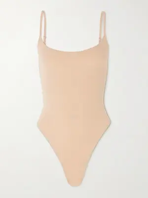 SKIMS Fits Everybody Cami Thong Bodysuit - Neutrals