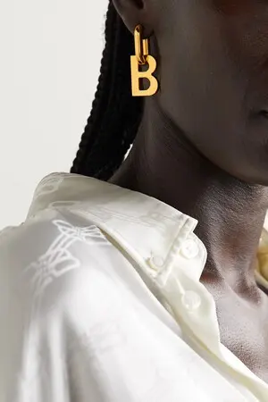 Balenciaga Xl -tone Earrings