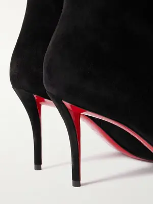 CHRISTIAN LOUBOUTIN So Apostropha 80 Suede Ankle Boots