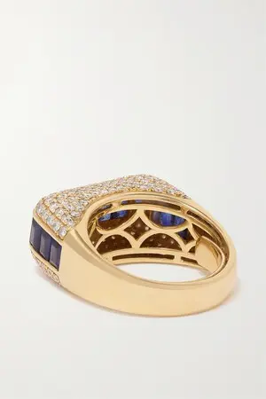 RAINBOW K Empress 18-karat Gold, Sapphire And Diamond Ring