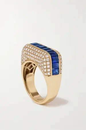 RAINBOW K Empress 18-karat Gold, Sapphire And Diamond Ring