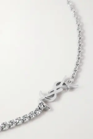 Saint Laurent Tone Crystal Bracelet