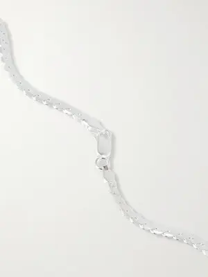 LOREN STEWART Serpentine Sterling Chain Necklace - Silver