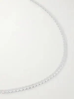 LOREN STEWART Serpentine Sterling Chain Necklace - Silver