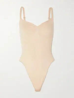 SKIMS Seamless Sculpt Thong Bodysuit - Neutrals