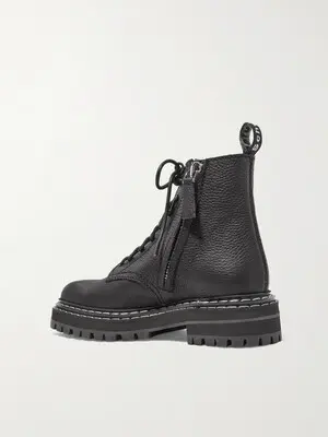 Proenza Schouler Textured-leather Ankle Boots